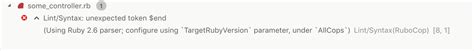 rubocop warnings with zero length do not show up in editor · issue 466