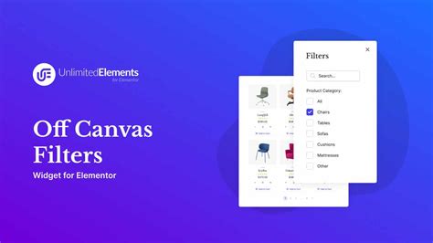 Off Canvas Filters Widget For Elementor