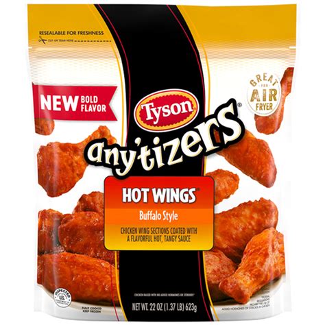 Tyson Anytizers Hot Wings Buffalo Style Products