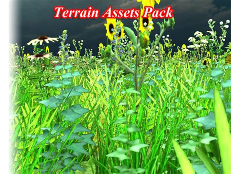 Terrain Assets Pack 3d Vegetation Unity Asset Store