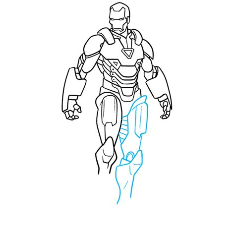 Easy Iron Man Sketch How To Draw Iron Man