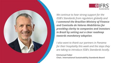 Brazil Adopts Issb Global Baseline Closing A Great Week For Ifrs Foundation Trustees Board In