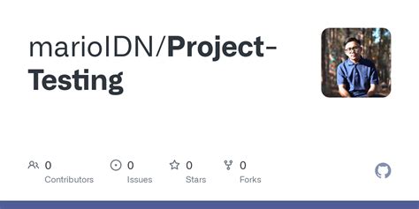 GitHub MarioIDN Project Testing