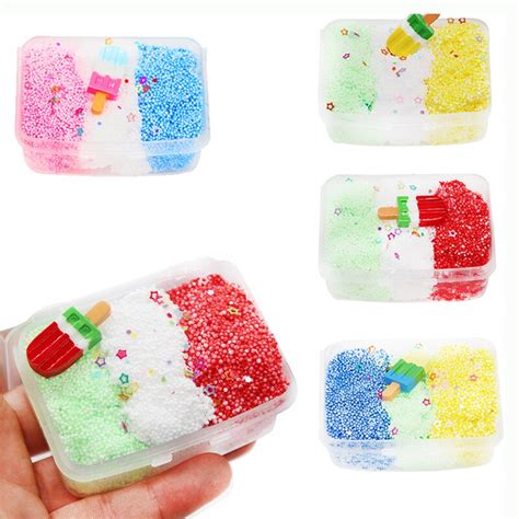 Diy Slime Colorful Mixing Fruit Lemon Squishy Anti Grandado