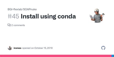 install using conda · issue 45 · bgi flexlab soapnuke · github