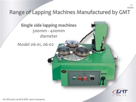 Lapping Machine Process And Application