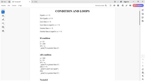 Abitha A On Linkedin Python Conditions Loops
