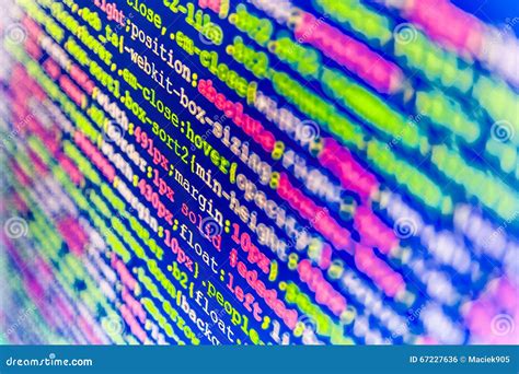 Software Developer Workspace Screen Stock Illustration Illustration