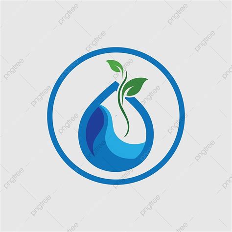 Hydroponics Logo Vector Illustration Design Template On Gray Background