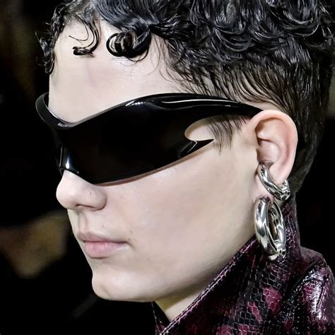 Future Technology Irregular Sunglasses Street Sunscreen Sunglasses