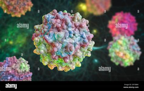 Adeno Associated Viruses Computer Artwork Adeno Associated Viruses