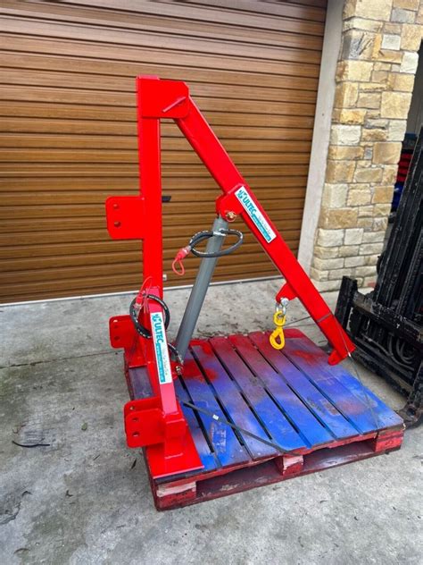 Tractor Crane Attachment Hydraulic Swl 1000kg Multec Ltd