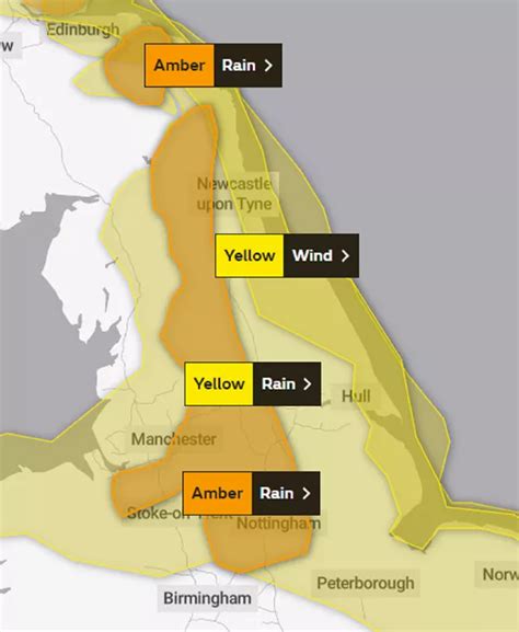 Met Office Issues Ten Weather Warnings As Storm Babet To Batter Uk
