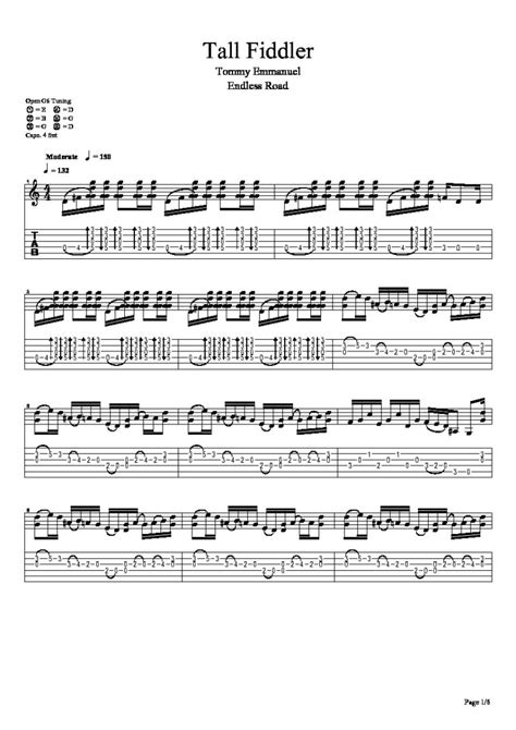 Emmanuel Tommy Tall Fiddler Classical Guitar Library Classical