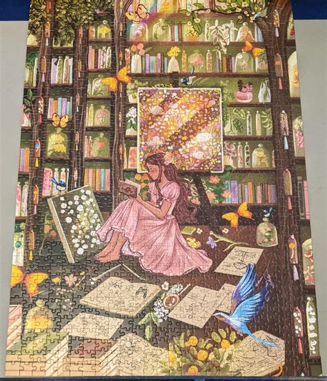 Botanical Library Reverie 1000 Pieces R Jigsawpuzzles