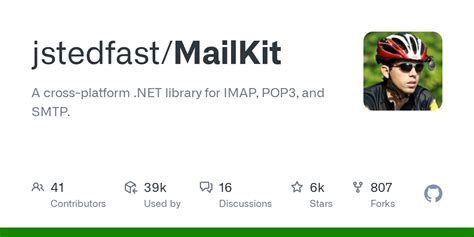 Github Jstedfast Mailkit A Cross Platform Net Library For Imap Pop And Smtp