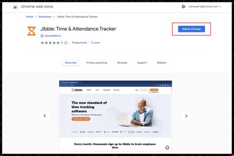 Using Jibbles Chrome Timer Extension