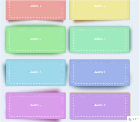 Css3中box Shadow属性如何实现的阴影效果 Web开发 亿速云