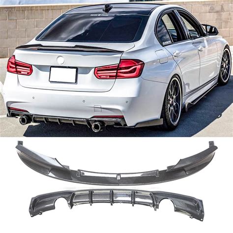 For Bmw 3 Series F30 F31 M Sport Front Lip Rear Diffuser Abs