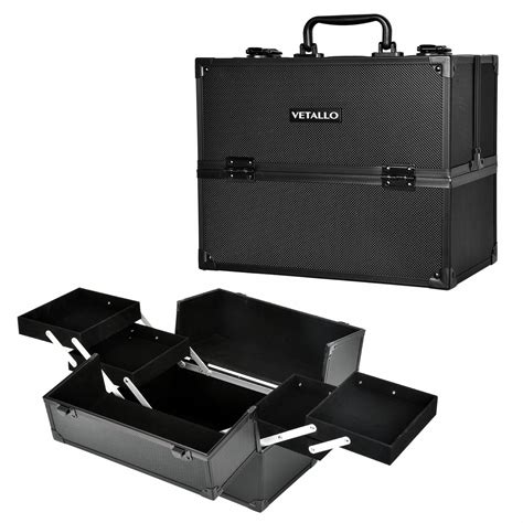 Vetallo Travel Makeup Case Organizer Large Makeup Organizer I Portable