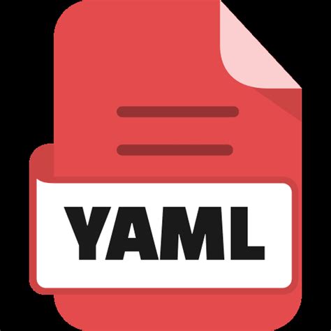 Download File Yaml Color Red ICON Free FreePNGImg