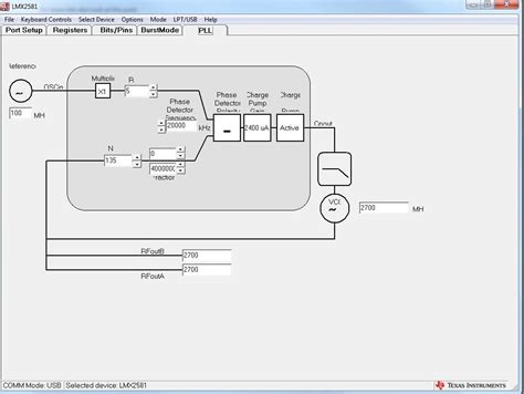 LMX2581 LMX2581EVM And Software GUI For Windows XP Clock Timing Forum Clock Timing TI