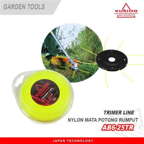 PROMO TRIMER HEAD TALI POTONG RUMPUT NYLON SET DENGAN KEPALA TALI POTONG RUMPUT MODEL