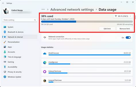 how to enable or turn off a metered connection in windows 11