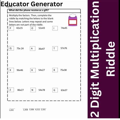 Multiplication Riddle Bundle For 3rd And 4th Grade Artofit