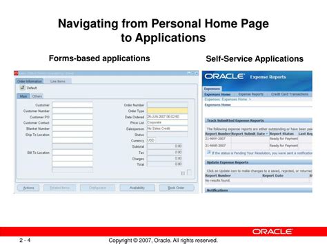 Ppt Navigating In R12 Oracle Applications Powerpoint Presentation