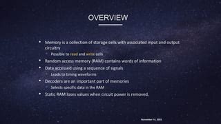 Random Access Memory RAM PPT