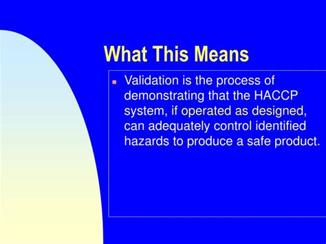 Ppt Haccp Validation The Fsis Perspective Powerpoint Presentation