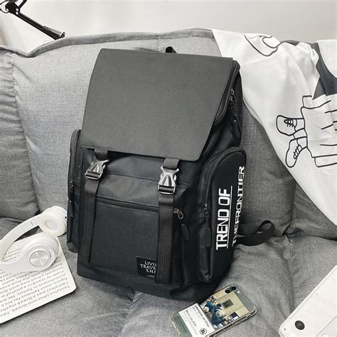 Bagpack For Men School Bag Mens Backpack Korean Fashion Tooling Style