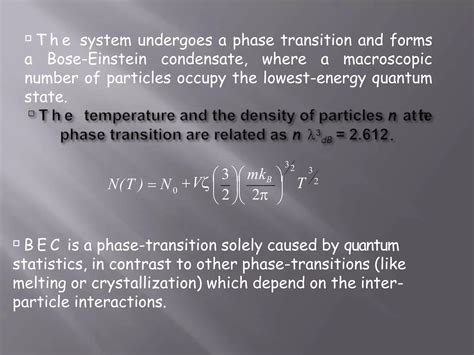 Bose Einstein Condensation Pptx