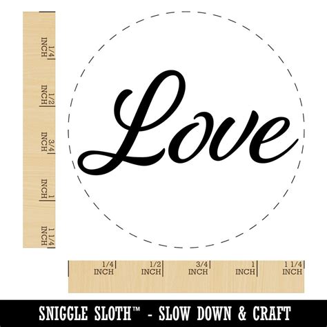 Love Cursive Text Rubber Stamp For Stamping Crafting Planners Michaels