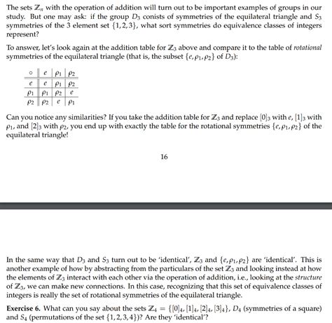 Solved The Sets Zn With The Operation Of Addition Will Turn Chegg Com