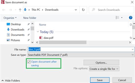 How To Open A Document Automatically After Saving Help Center