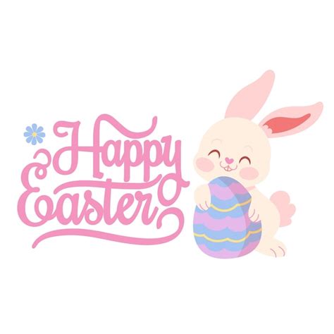 Happy Easter Illustration Free Psd