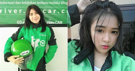Driver Ojek Online Cantik Ini Bikin Penumpang Betah Naik Motor