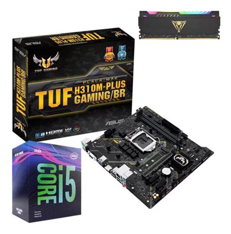 Kit Placa Mãe Asus Tuf H310m I5 9400f 16gb 3200mhz Parcelamento sem juros