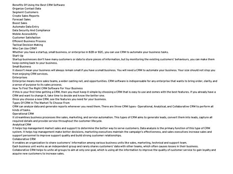 Ppt Best Crm Software Customer Relationship Management Software