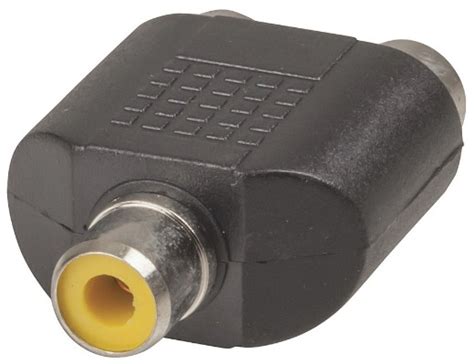 Rca Socket To 2 X Rca Socket Adaptor Wiltronics