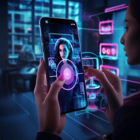 premium ai image 3d biometric security network privacy data protection
