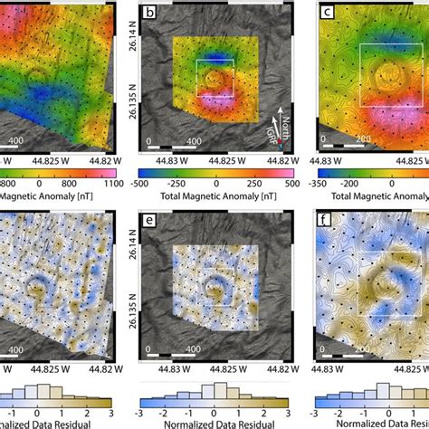processed data used in the magnetic inverse modeling a the total