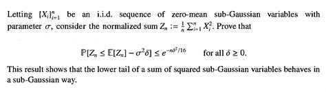 Letting Xi I1n Be An Iid Sequence Of Zero Mean