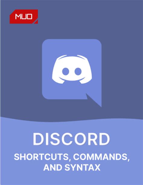 Discord Shortcuts And Commands Cheat Sheet