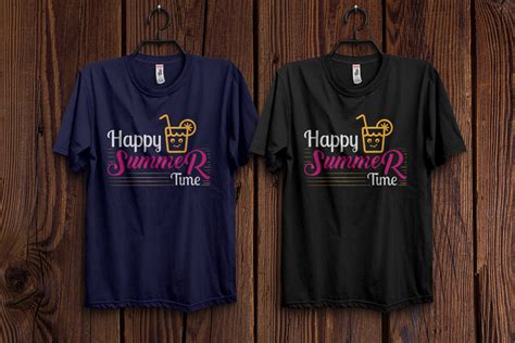 Happy Summer Time T-shirt Design Graphic by sajolsada · Creative Fabrica