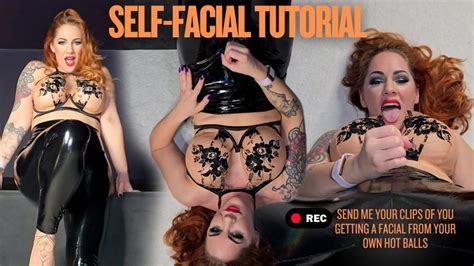 New Content Self Facial Tutorial By Ruby Onyx Ruby Onyx Clips4sale