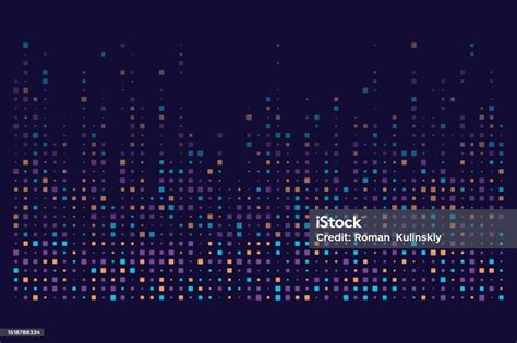 픽셀 모자이크 픽셀 감소 그림입니다 떨어지는 픽셀 추상적 배경입니다 가리기에 대한 스톡 벡터 아트 및 기타 이미지 가리기 개념 그라데이션 Istock