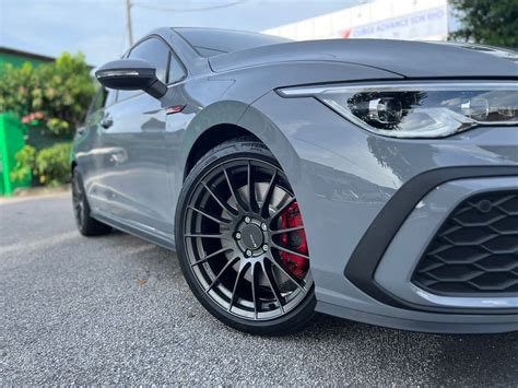 Volkswagen Golf Gti Mk8 Grey Enkei Rs05rr